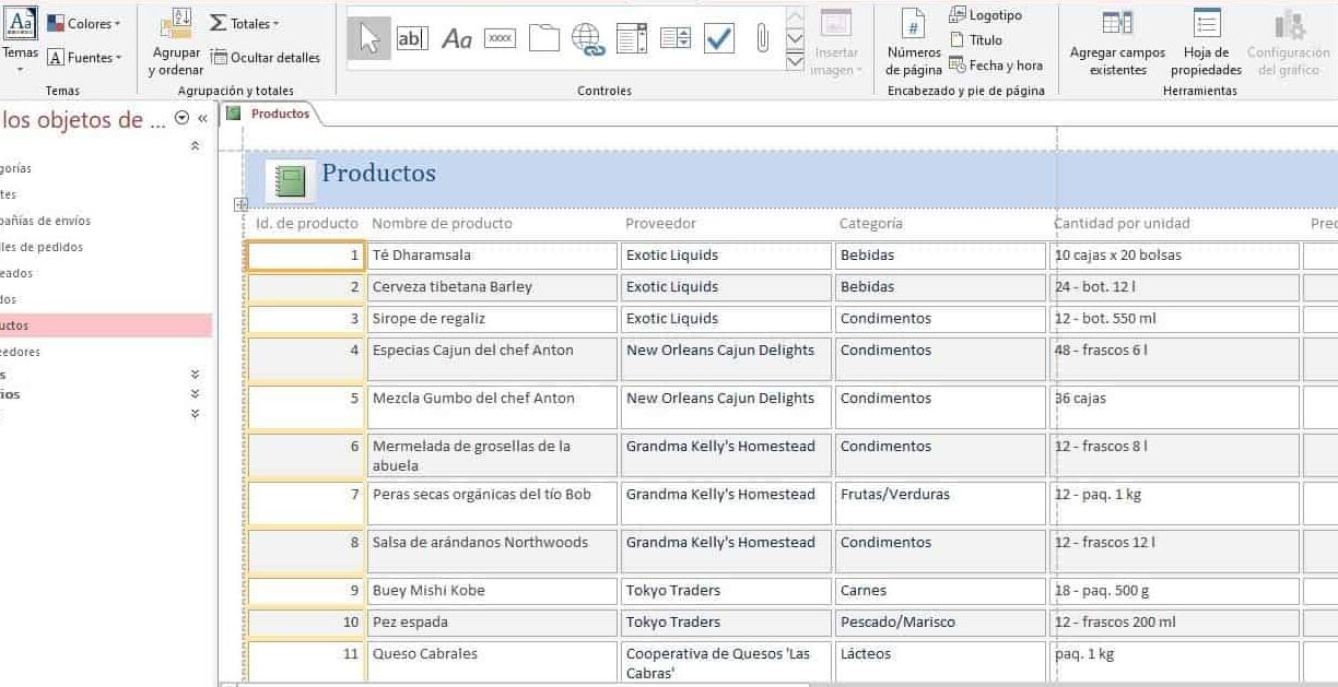Definición de informes en bases de datos 👌 Christiangallegos